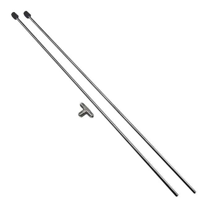 dual outlet purge line and fitting